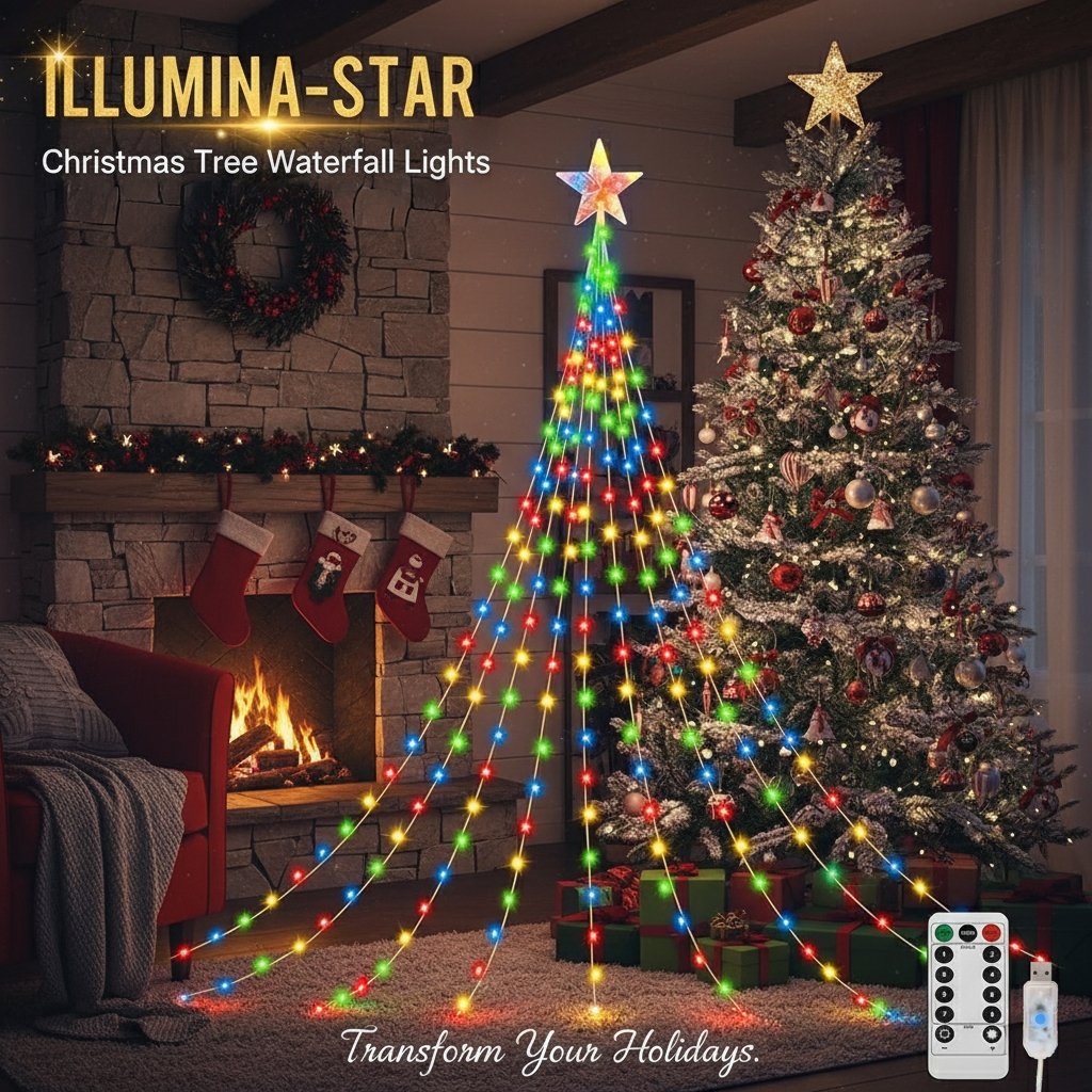 Starlight Cascade Tree Lights – Matexcrp